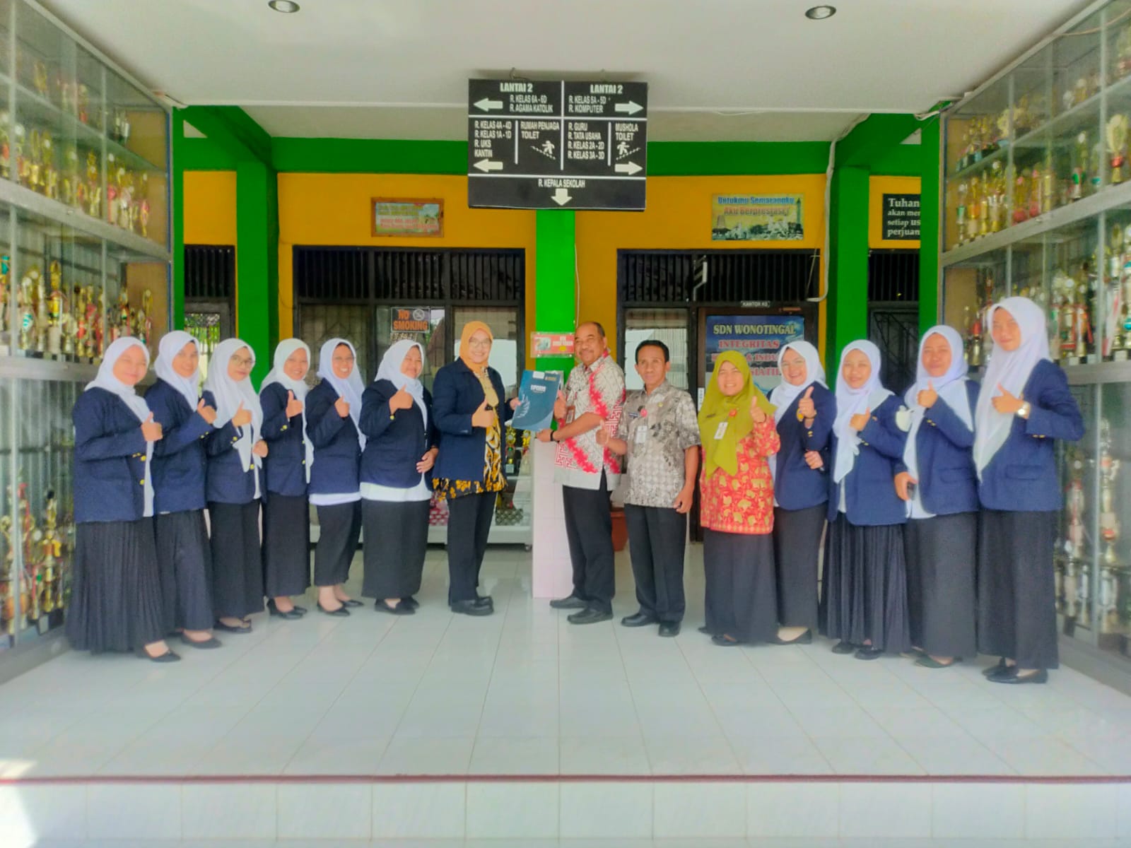 Penerimaan Mahasiswa PPL PPG dari UPGRIS di SDN Wonotingal